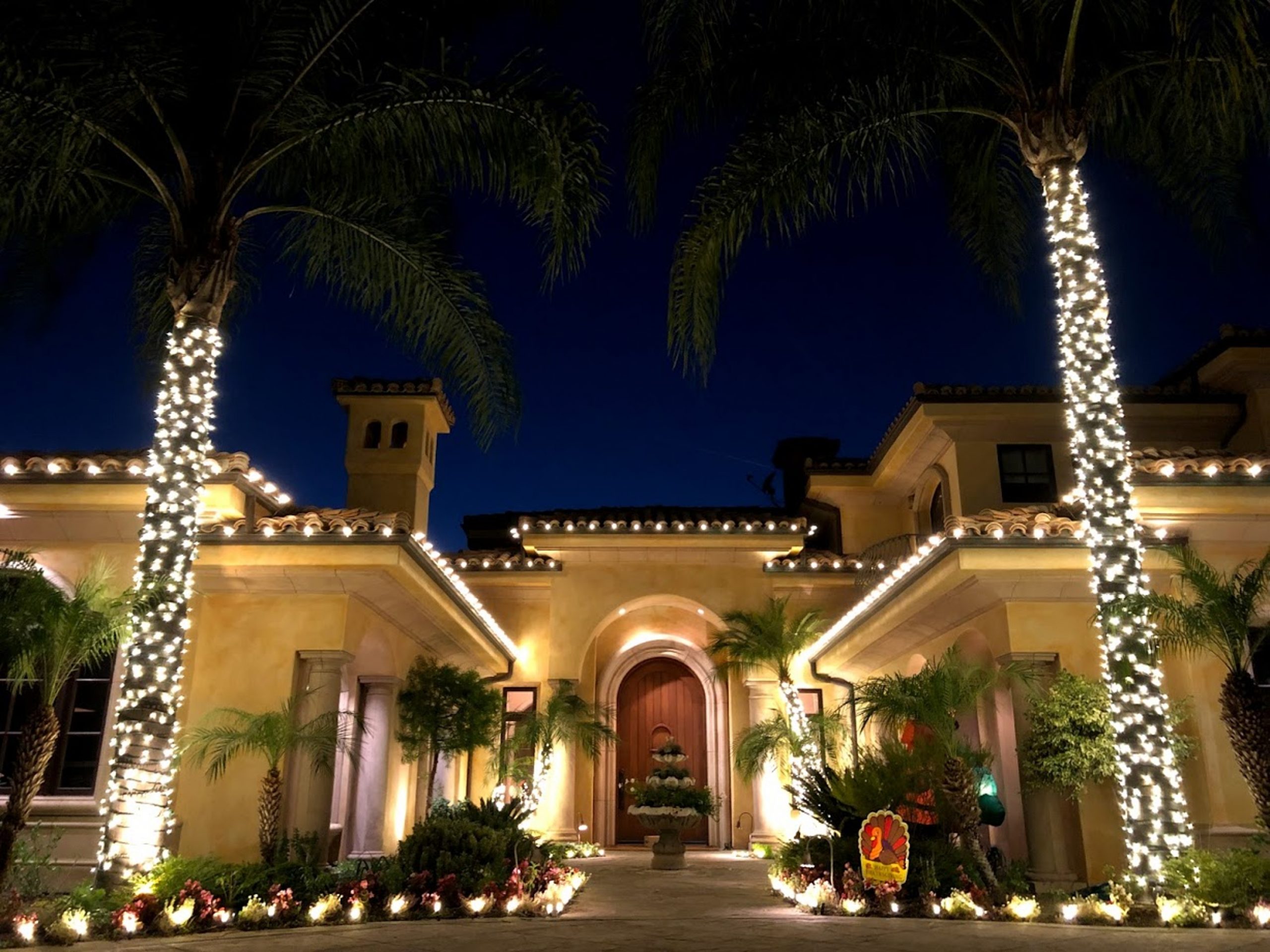 Christmas Light Installation - Malibu Event Lighting